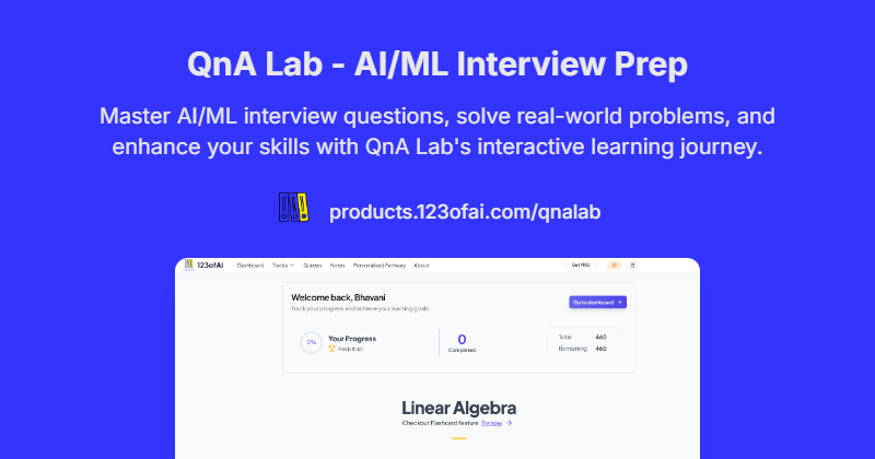 QnA Lab - AI/ML Interview Prep & Learning Platform